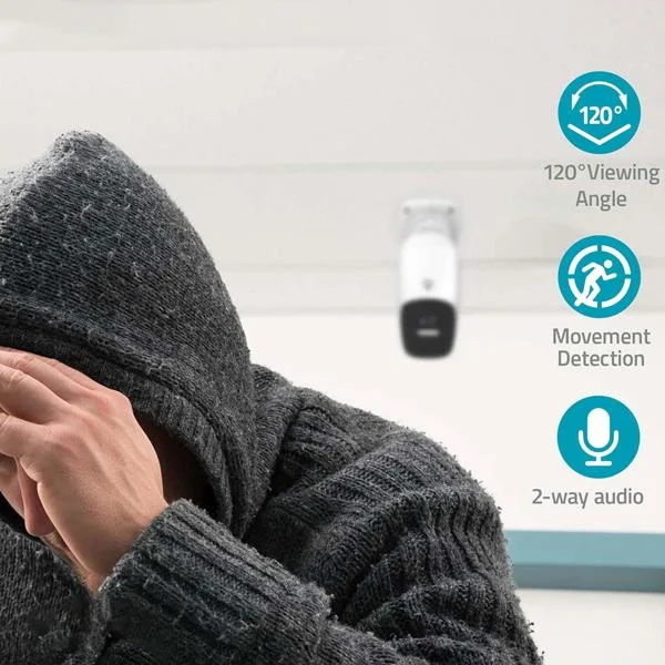 4MP Tuya Smart APP Mini Battery WIFI IP Camera Security Cameras ...