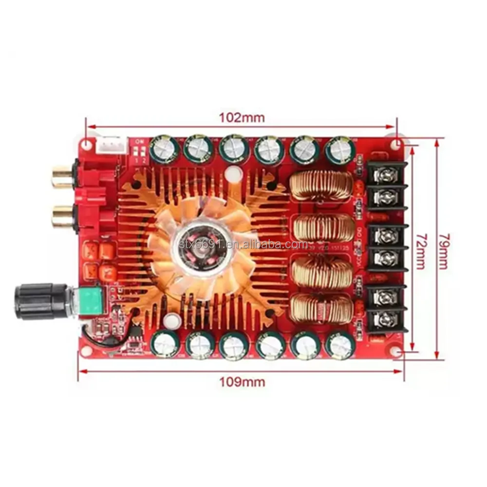 TDA7498E 2X160W双通道音频放大器板支持BTL模式数字放大器模块| Alibaba.com