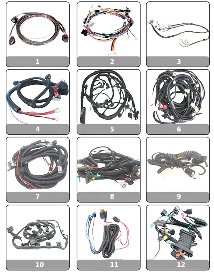 Customized Car Complete Automotive Wiring Harness Connectors Custom ...