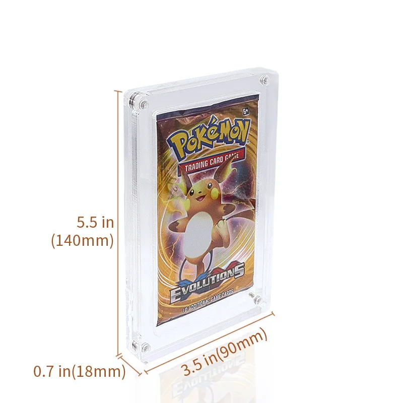 Custom Magnetic Acrylic Pokemon Graded Card Collectible Slab Acrylic ...