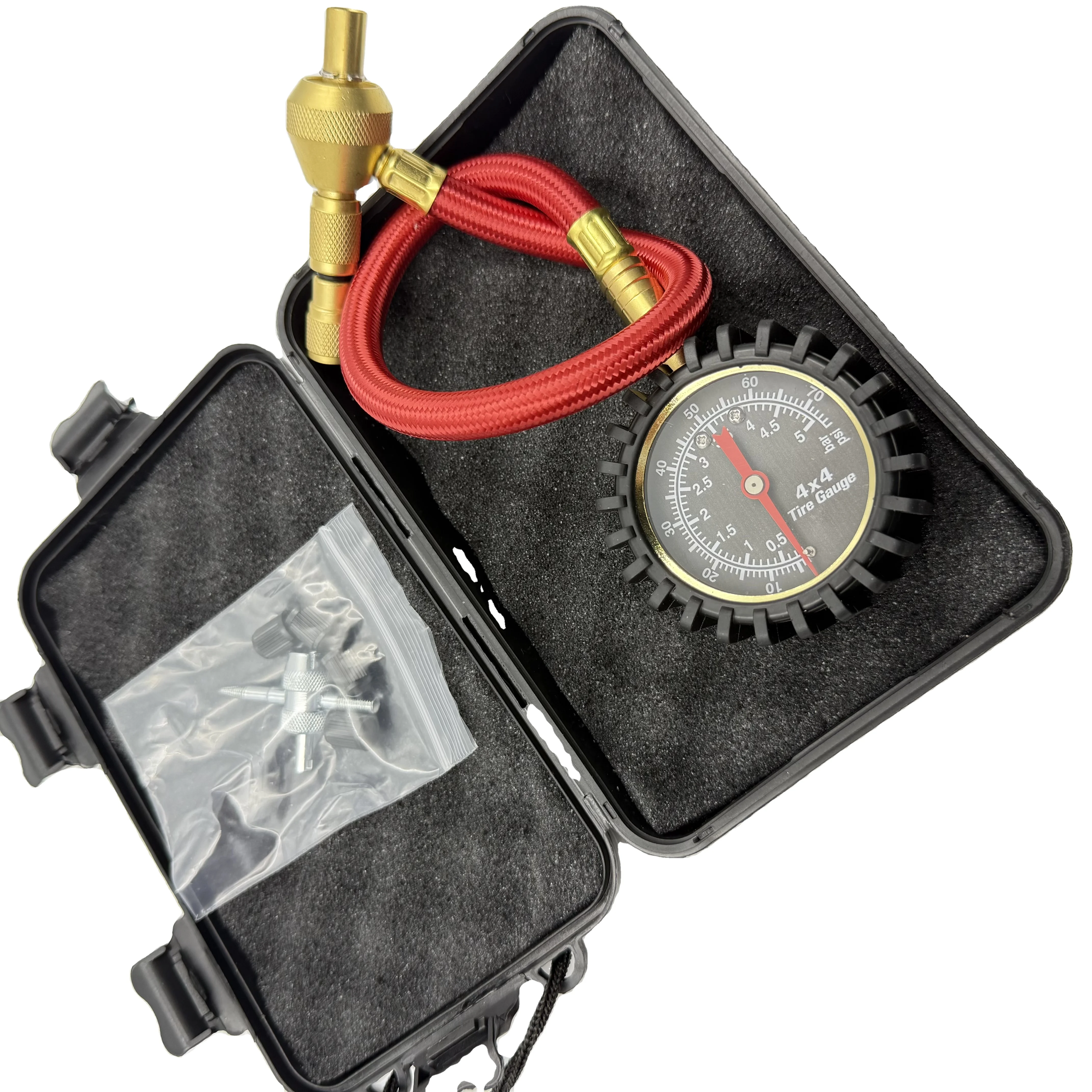 Heavy Duty Brass Deflator Chuck Digital Tire Pressure Gauge And ...