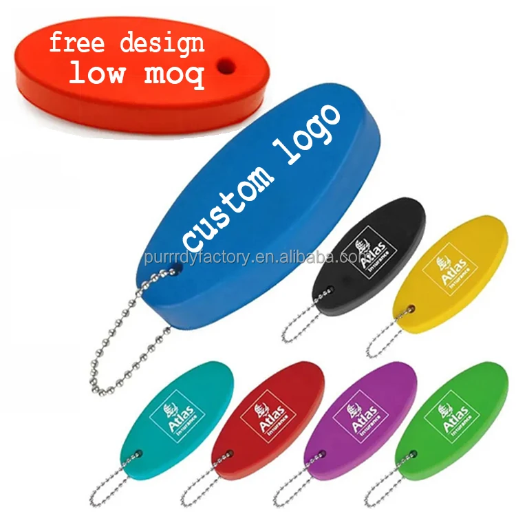 Custom Logo Boat Keychain Rings Pu Eva Soft Foam Creative Cute Floating ...