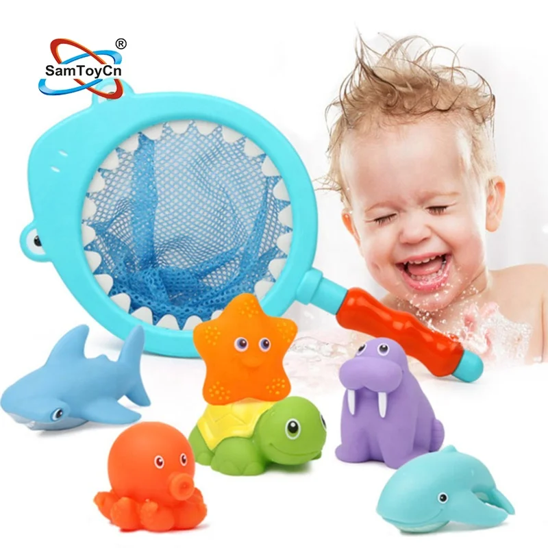 Samtoy Starfish Octopus - Temperature-Sensing Bath Toy