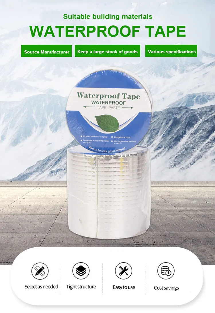 Manufacturer 5m Water Stop Leakage Aluminum Foil Waterproof Butyl ...
