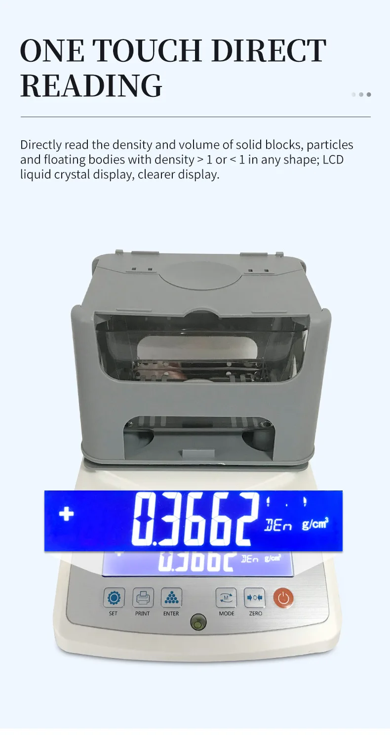 Digital Electronic Powder True Density Meter Solid Liquid Gold Density ...