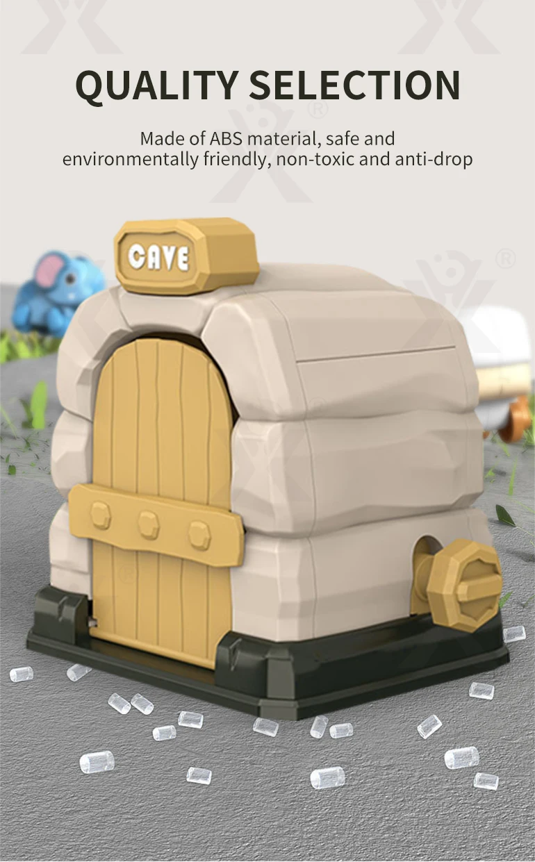 Chengji Plastic Pet House Clockwork Catapult Walking Cartoon Animal Car ...