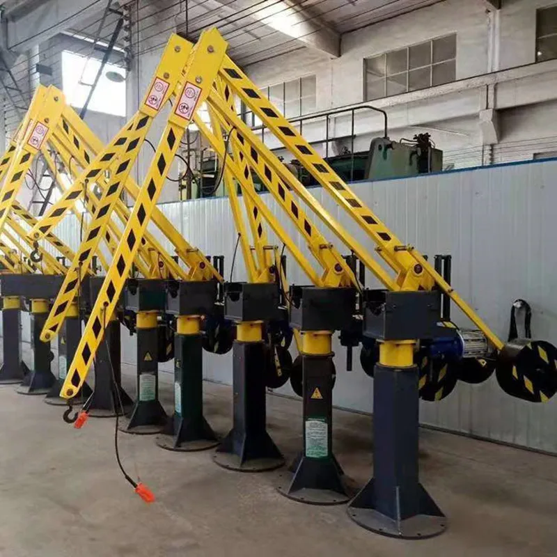 Workshop Material Lifting Balance Crane Rotary Electric Crane Folding ...