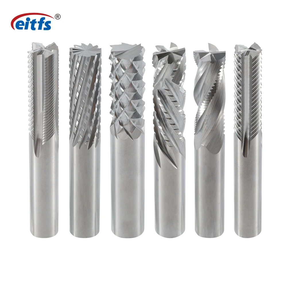 EITFS Tungsten Carbide Solid Step End Mill CNC Router Milling Cutters ...