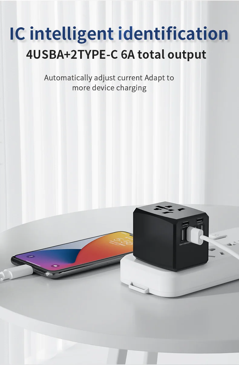 Easy To Carry When Traveling Travel Converter Conversion Socket ...