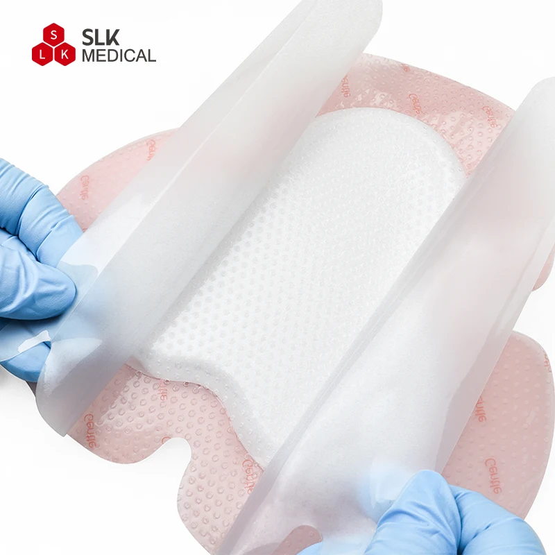 Alexer Foam Dressing Bandages Silicone Dressing Border Repairing ...