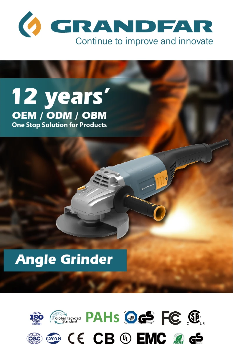 Grandfar 2200w 220v 220mm Electric Mini Portable Household Angle ...