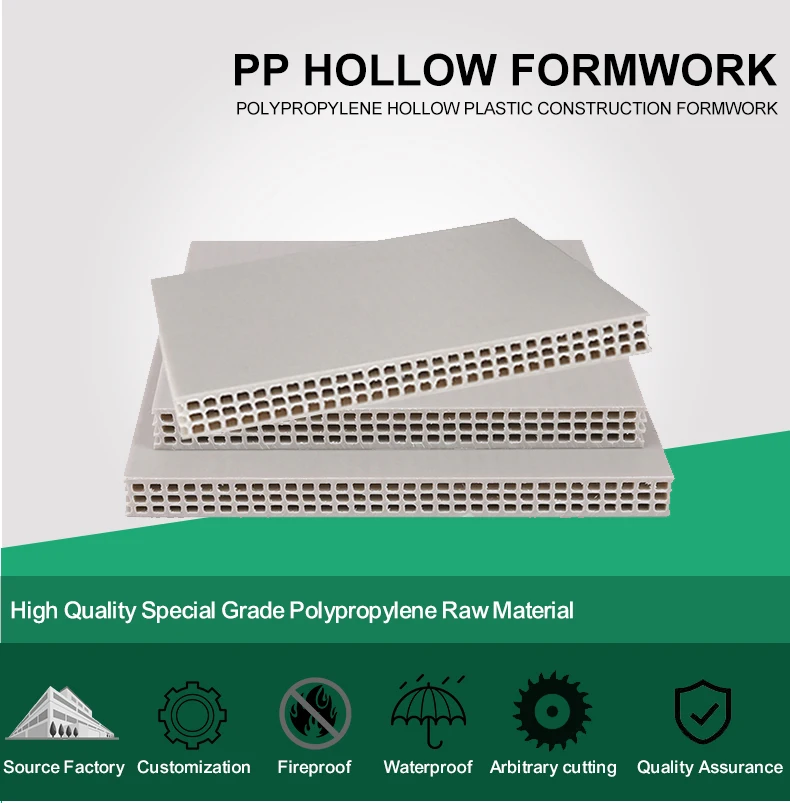 2023 Marc 4x8ft Construction Formwork 1250x2500mm 21mm Hollow pp ...