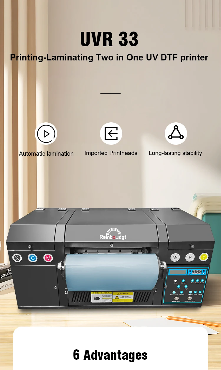 Rainbow A3 UV DTF Printer - Efficient Label Printing