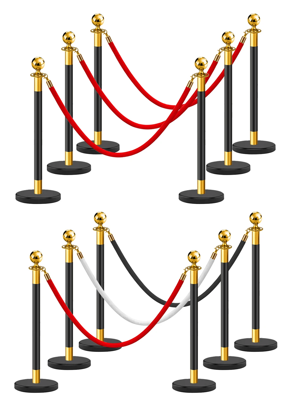 Stainless Steel Metal Waiting Lines Queues Traffic Line Barrier Control ...