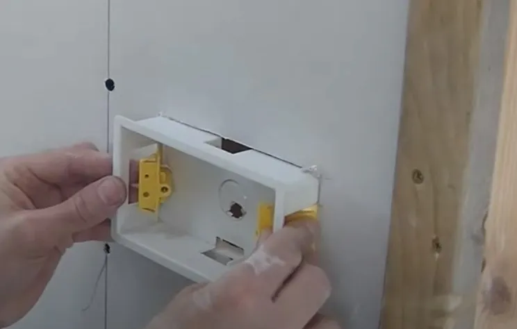 2 Gang 35mm Electrical Dry Lining Box - IP54 Protection