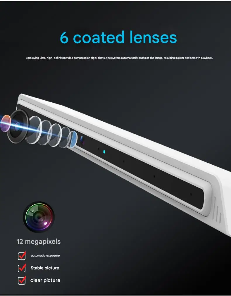 Plug-and-Play Conference Bar for Hybrid Offices 8-Mic Array + 12MP Auto ...