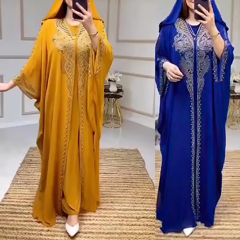Elegant Plus Size Muslim Dress - Rhinestone Burka, Custom Sizes ...