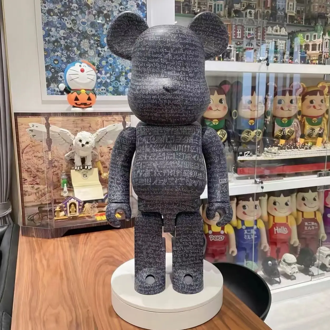 70cm 1000% Bearbrick the Rosetta Stone Museum Model High Quality Anime ...