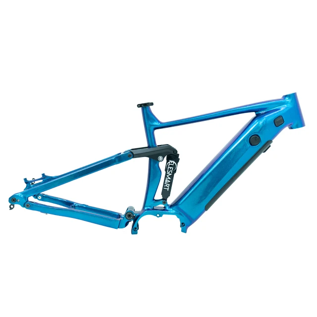 Full Suspension Electric Bike Frame for Bafang Mid Drive G510 27.5/29 ...