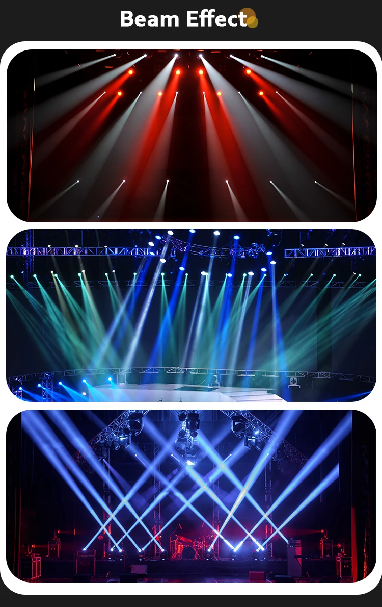 Moka SFX 380W 17R Beam Spot Wash 3in1 Moving Head Light