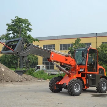 Telescoping Mini Wheel Loaders Telehandler Front End Loader With Small Telescopic Arm Boom - Buy ...