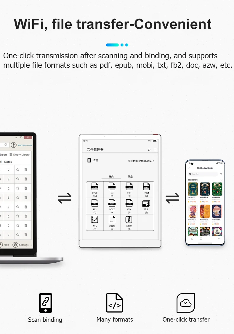 Oem Odm 10 Inch Eink Screen Reader E Book Eye Protection Android 11.0 ...