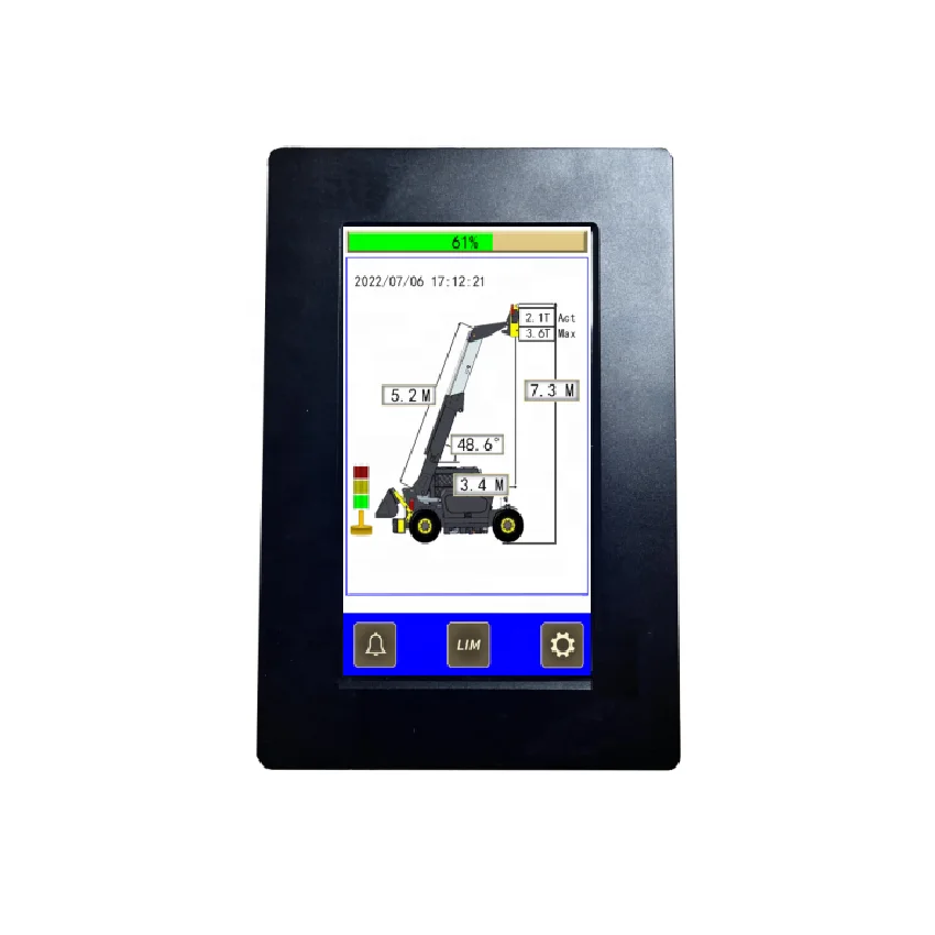 JL-5000 Load Moment Indicator - Forklift Telehandler Screen