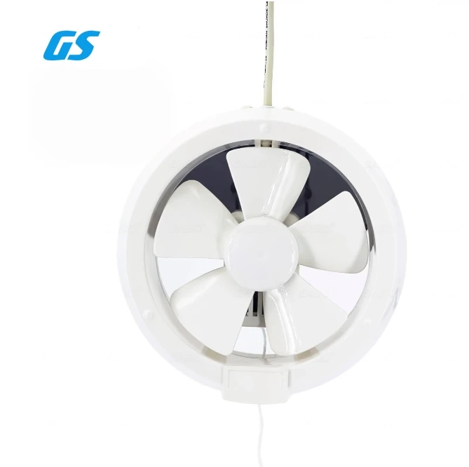 6 Inch Glass Exhaust Fan - Powerful Suction for Ventilation