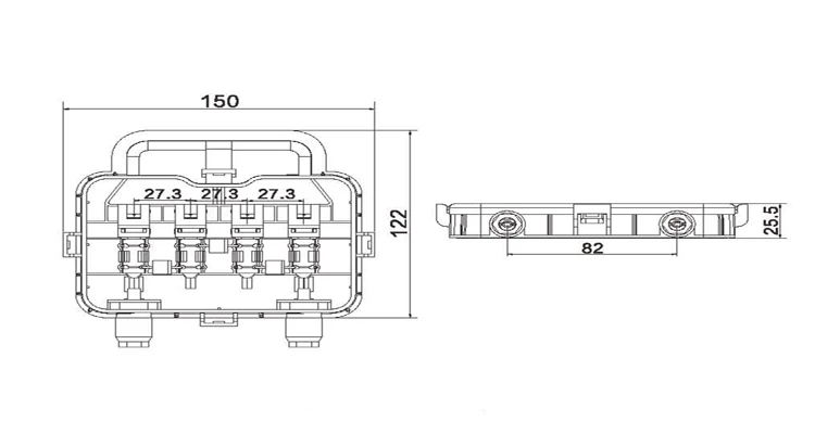 Smart Solar Junction Box Waterproof Ip67 For Solar Panel Connection Pv ...