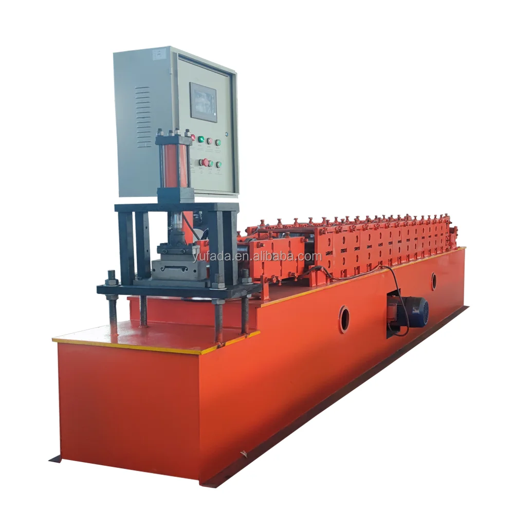 PLC Controlled Metal Rolling Door Panel Color Steel Keel Frame Bending ...