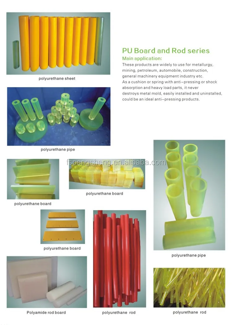 Customized Made Polyurethane PU Urethane Rubber Rod| Alibaba.com
