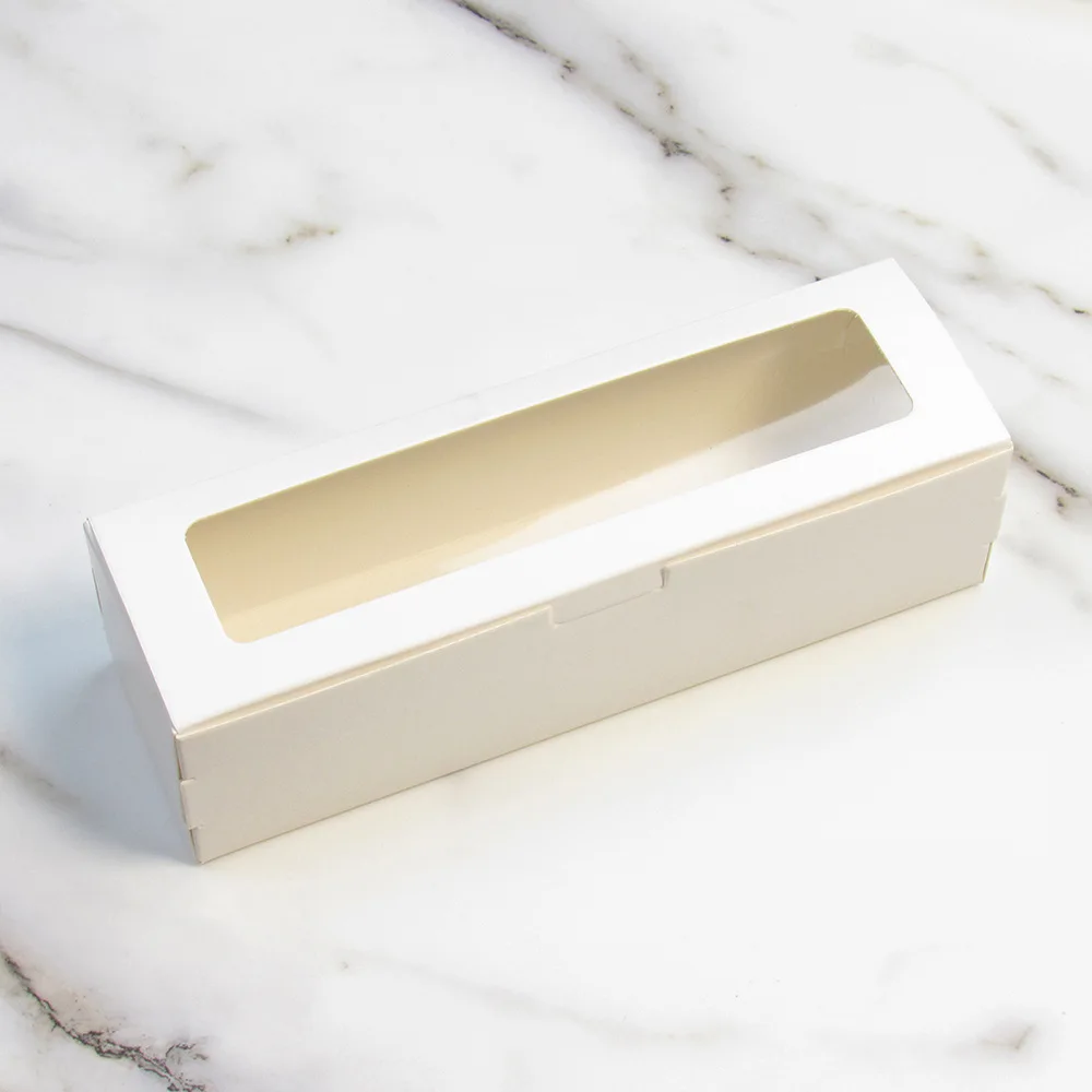 Dividers Biscuits Bakery Packaging Clear Window Drawer Candy Cake Cookie Boxes Sweet Macaroon ...