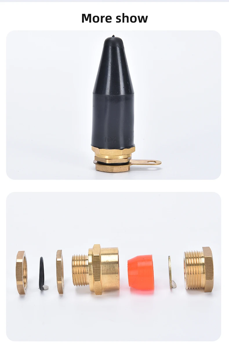 Outdoor Weatherproof Type A2 Brass Cable Glands Size 20l Single ...
