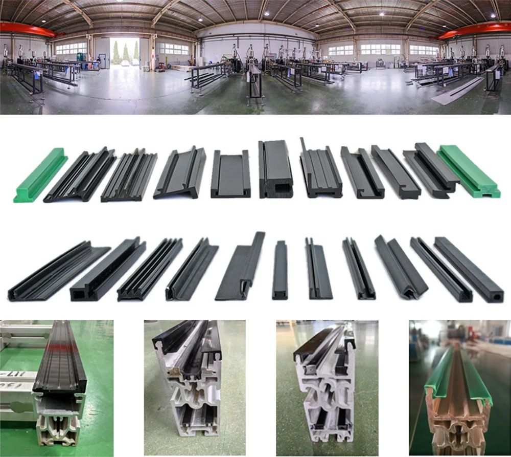 Self-lubricating Upvc Flexible Skirting Boards Pvc Mold Rubber Strip ...