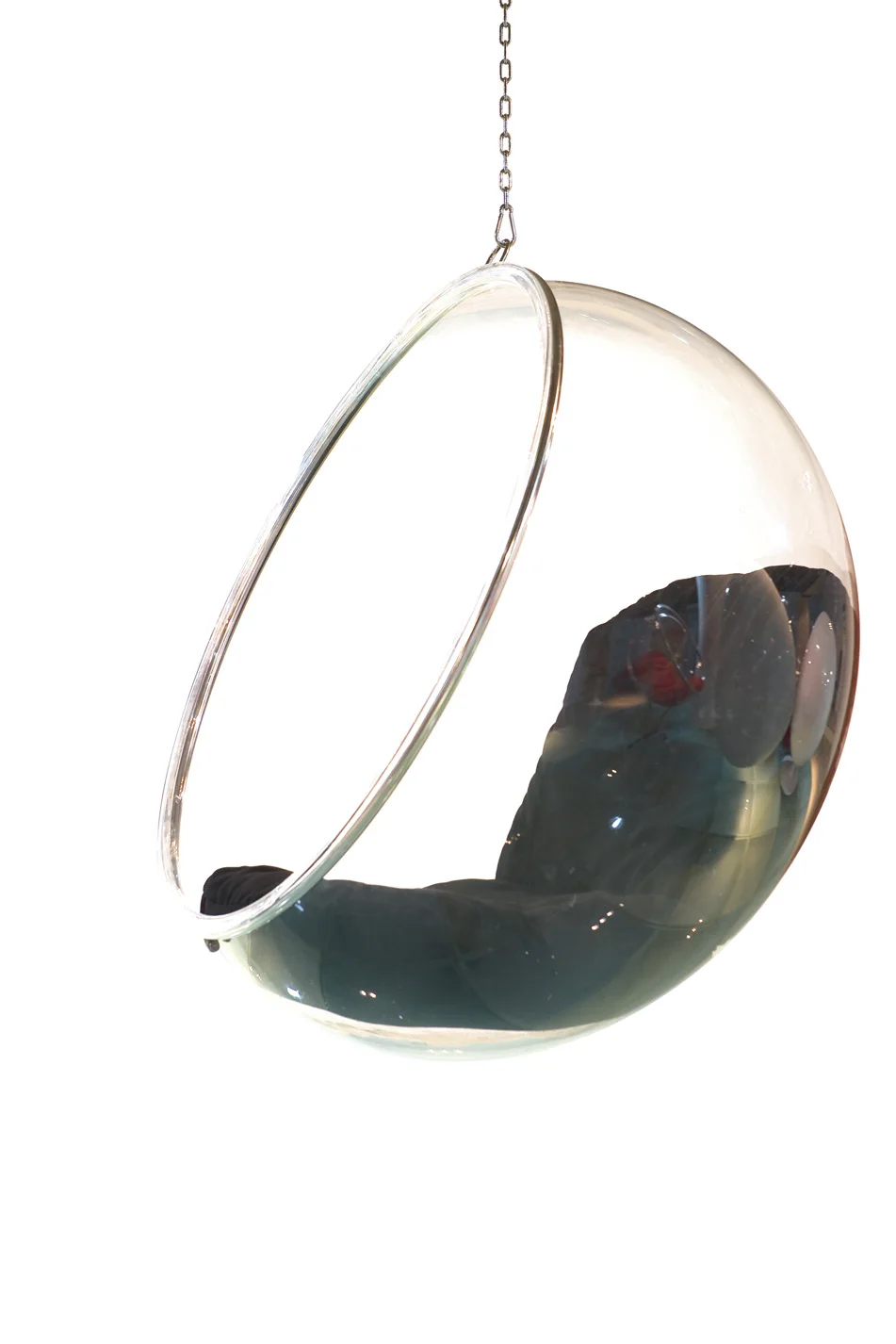 Modern Design Clear Acrylic Hanging Bubble Chair For Living Room - Buy ...