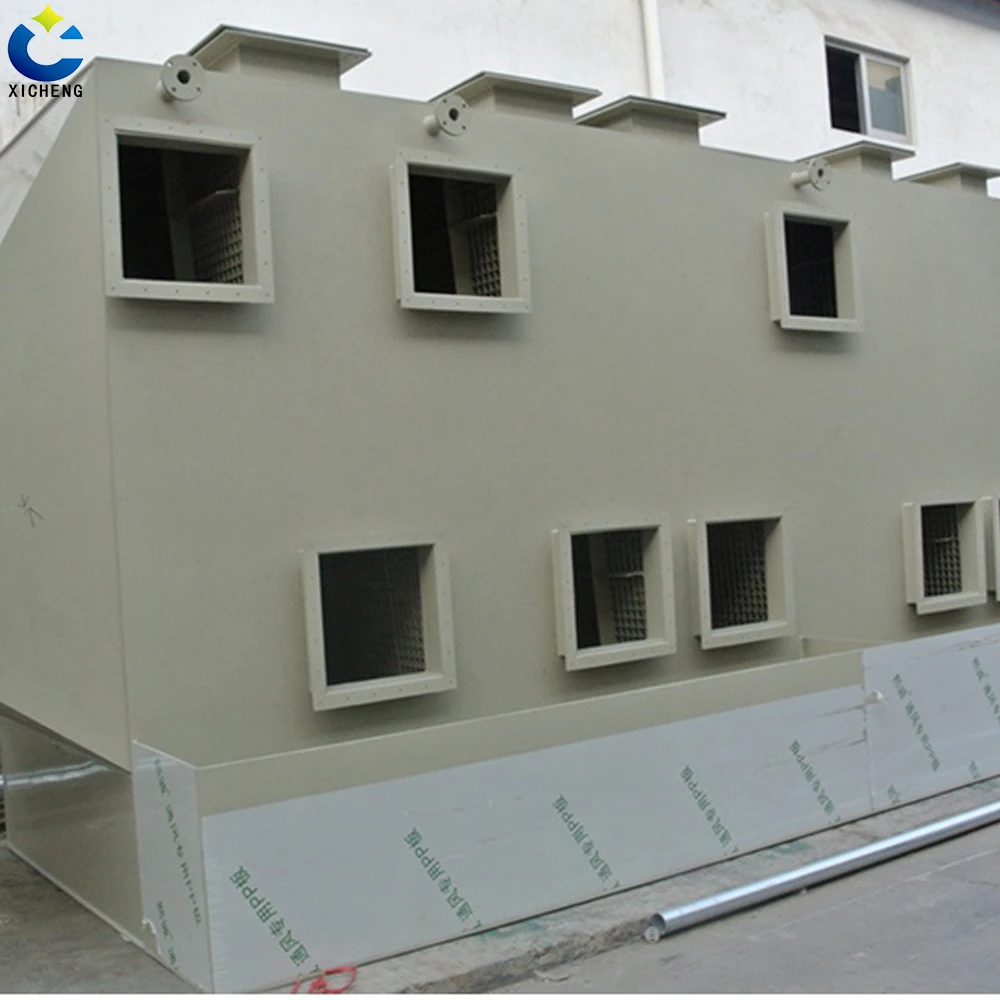 Horizontal Water/wet Fume Scrubbers for Industrial Air Pollution