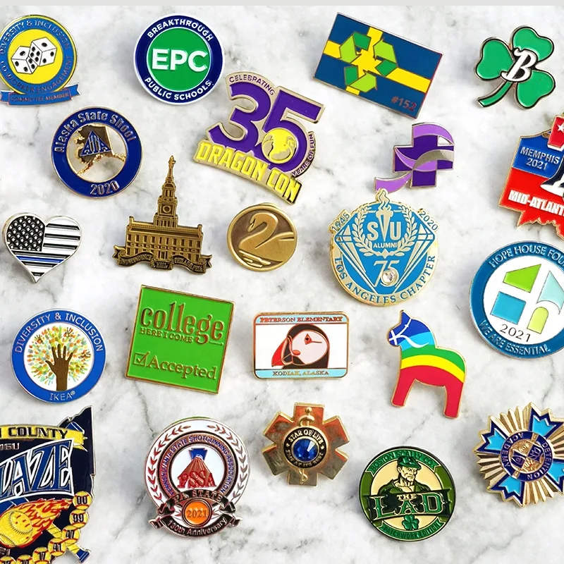 Cheap China Wholesale Hat Collar Clothes Logo Gold Metal Hard Soft ...