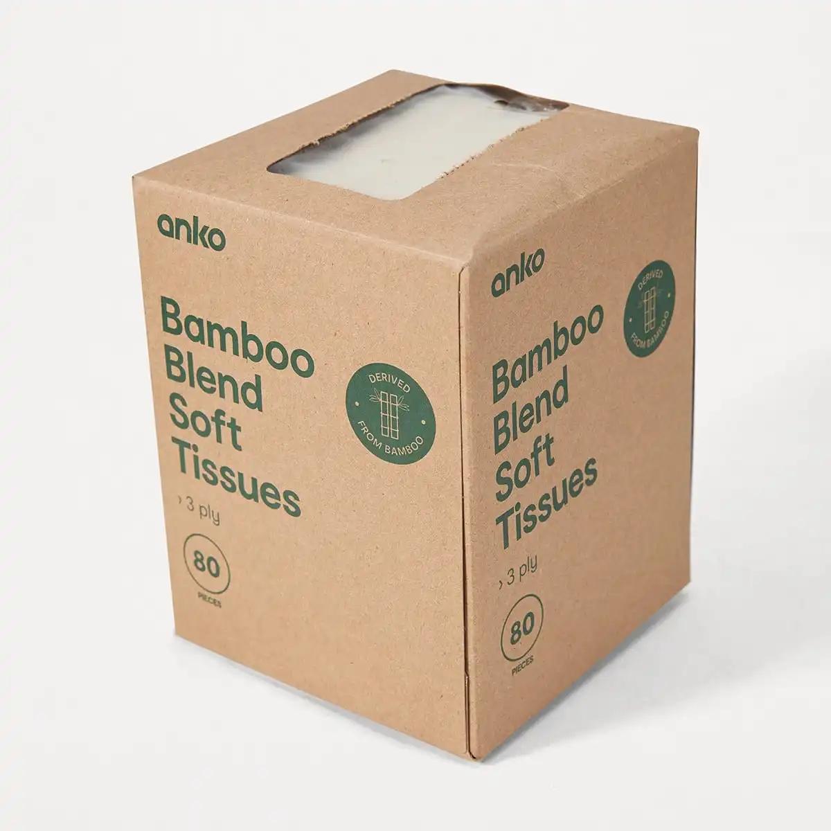 Kraft Cube Box Bamboo Lotion Facial Tissue 3ply 60-80 Sheets Direct ...
