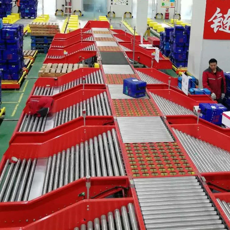 Automatic Sorter Wheel Sorter Conveyor Dws System Sorting Parcels - Buy ...