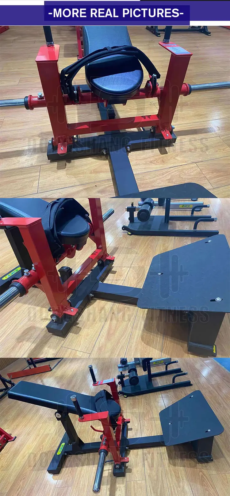 Exercise Trainer Machine Hammer Plate Loaded Bridge Machine Hip Thrust ...