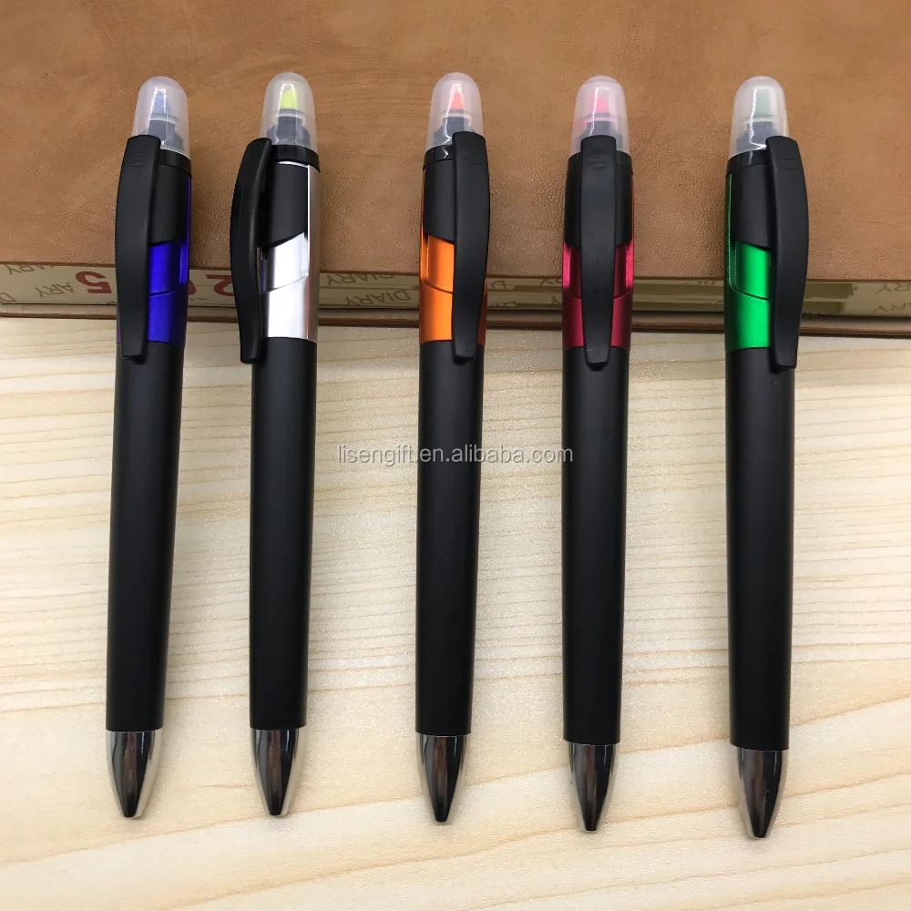 Promotional 2 in 1 Double Ended Highlighter Marker Pen
