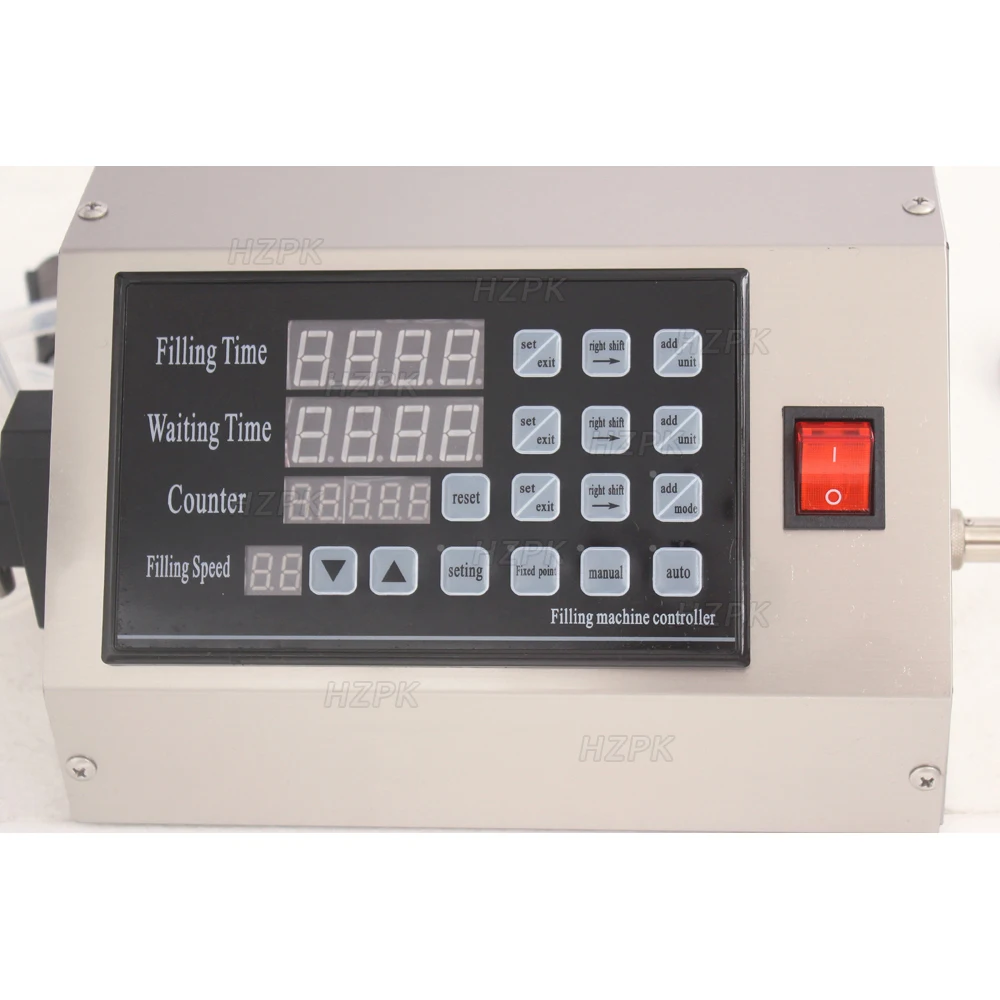 Digital Control Semi-Automatic Liquid Filling Machine for Bottles, Cans ...