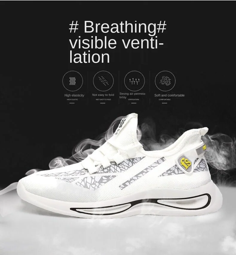 YATAI 2021 Men's Breathable Running Shoes New Mesh Sports Shoes with ...