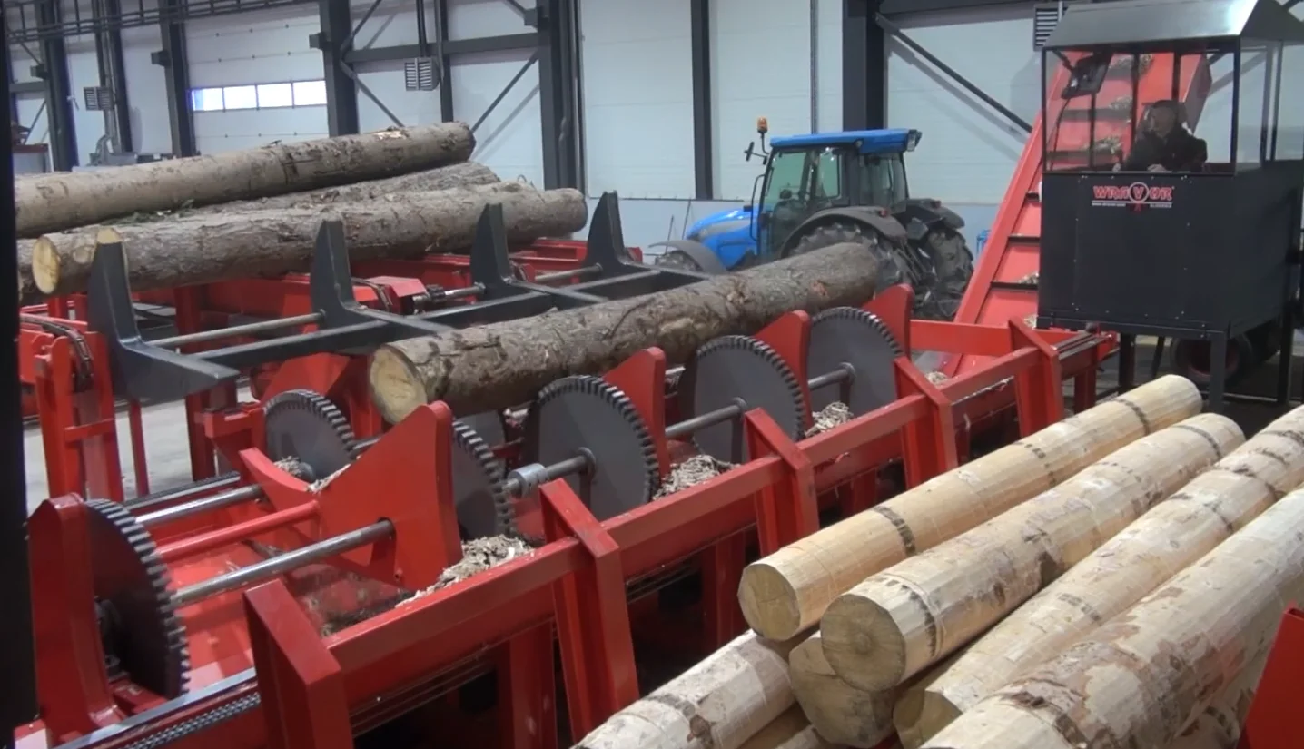 Double Roller Rotary Drum Debarker - Efficient Wood Peeling