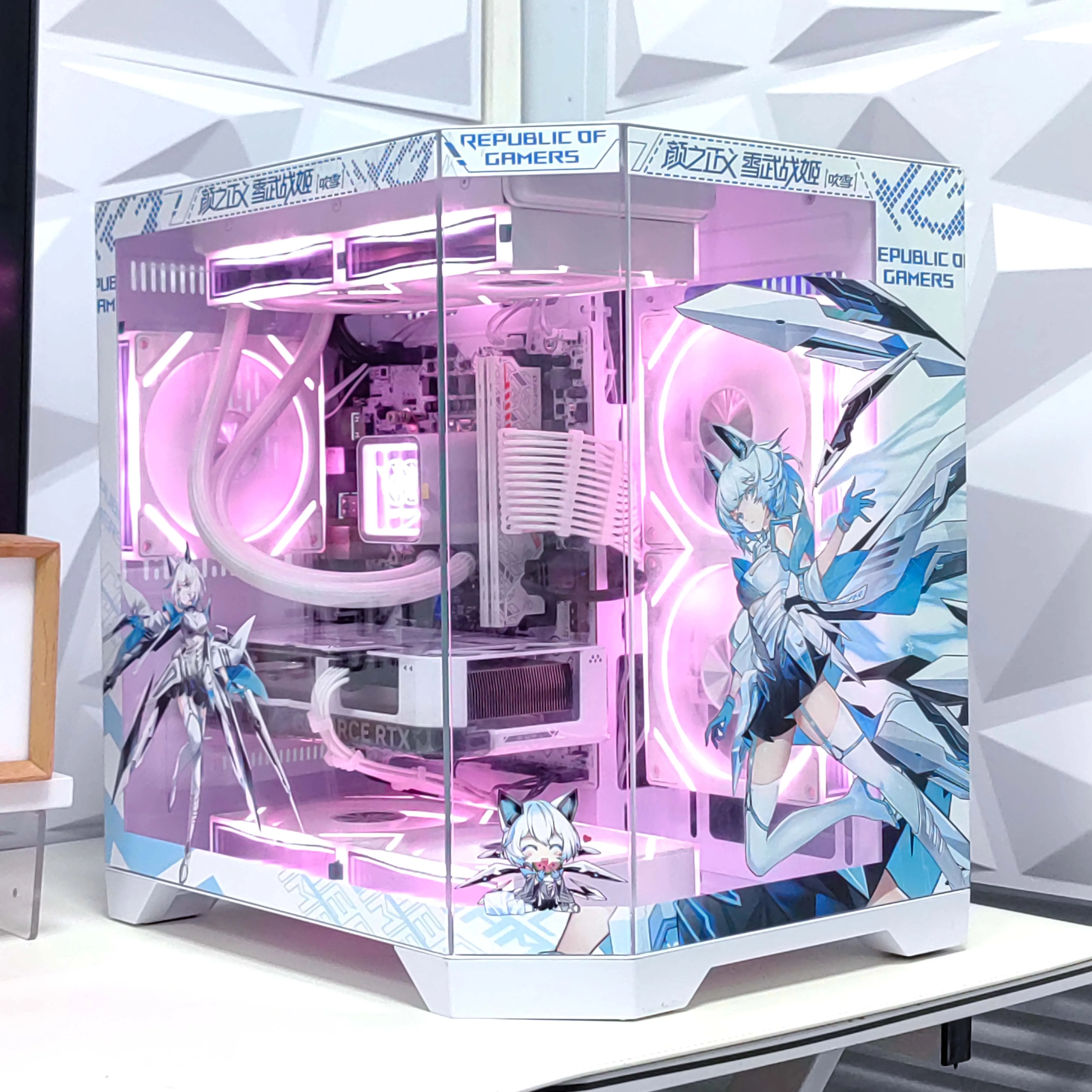 DARLING in the FRANXX CODE:002 Custom Anime PC Case with Tempered Glass ...