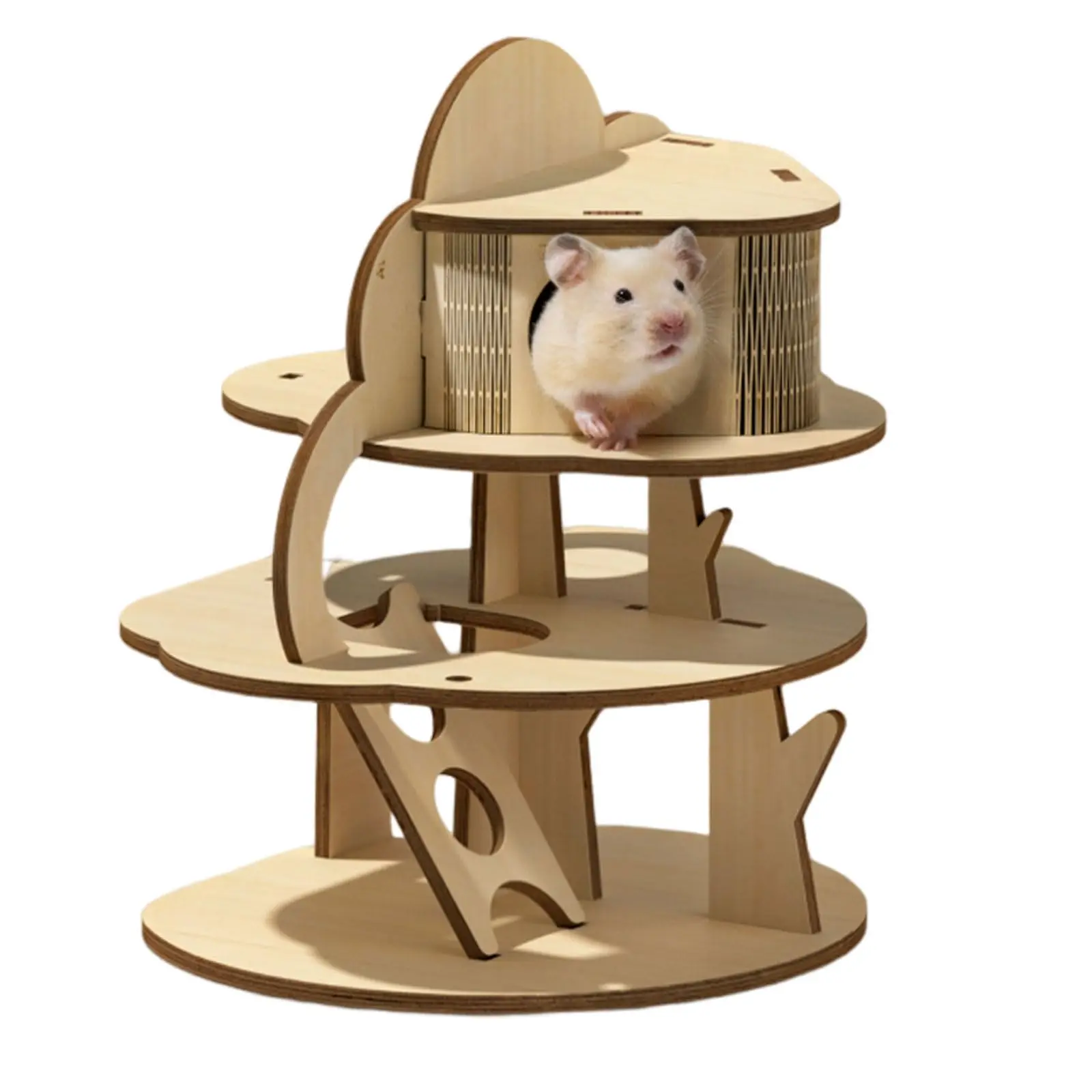 Customized Manufacturer's Wooden Hamster Toys Forest Cabin Hamster ...