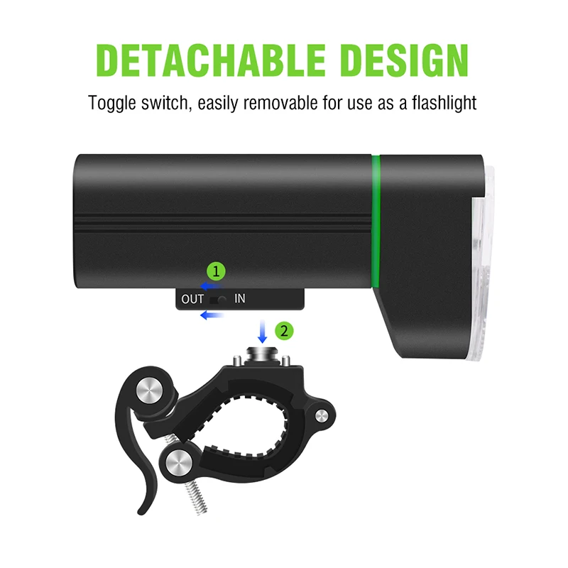 Factory 4 Pcs Outdoor Riding Led Bicycle Front Light Ipx5 Waterproof ...