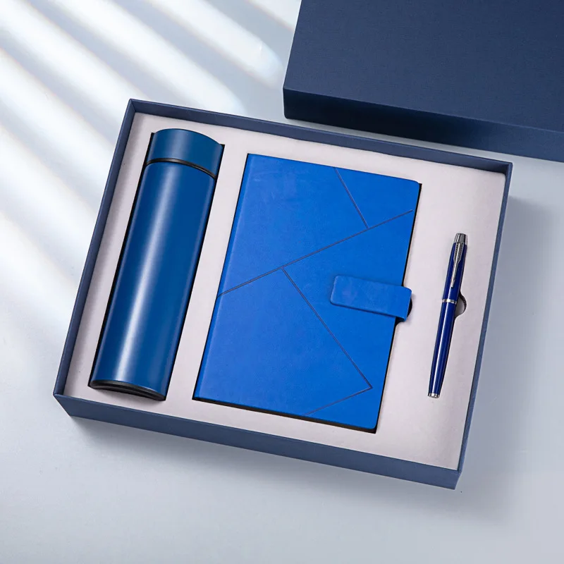 Custom Design Pu Leather Notebook Gift Box Journal A5 Writing Notebook ...