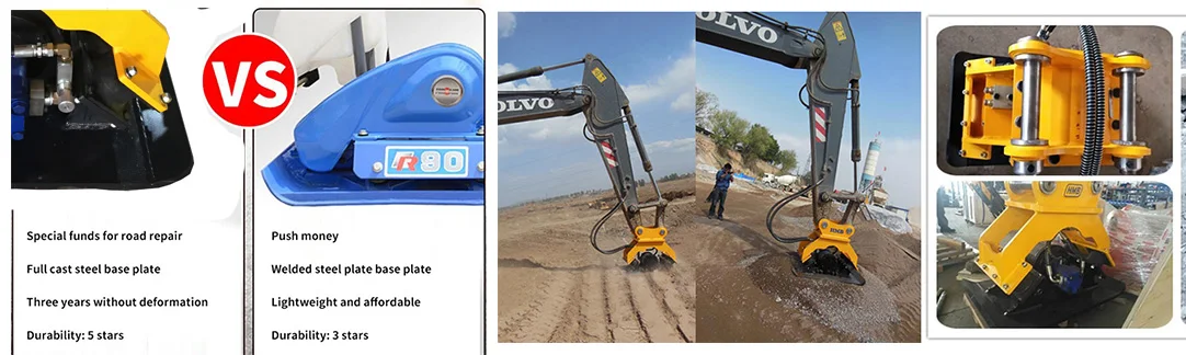 Mini Excavator Plate Compactor - High Efficiency & Durability