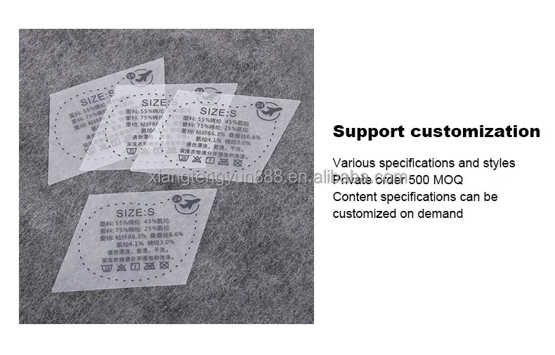 Custom 3d Printing Epoxy Resin Label Heat Transfer Ironing Neck Label ...